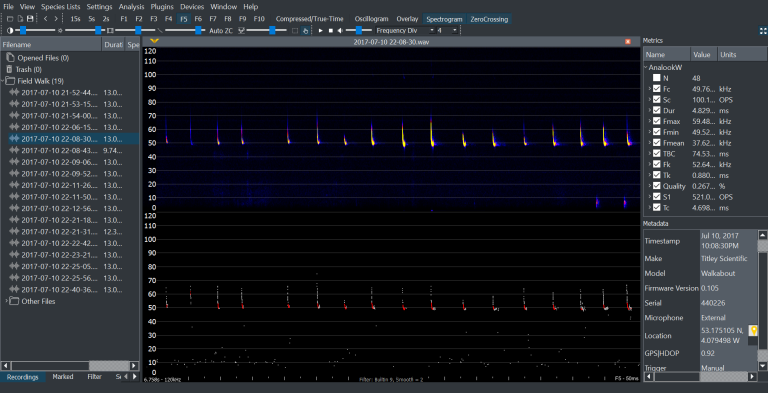 Anabat Insight | Advanced Bat Call Analysis & ID Software