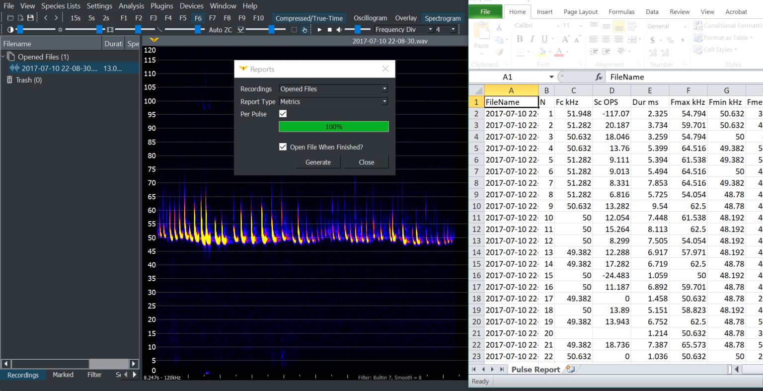 Anabat Insight | Advanced Bat Call Analysis & ID Software