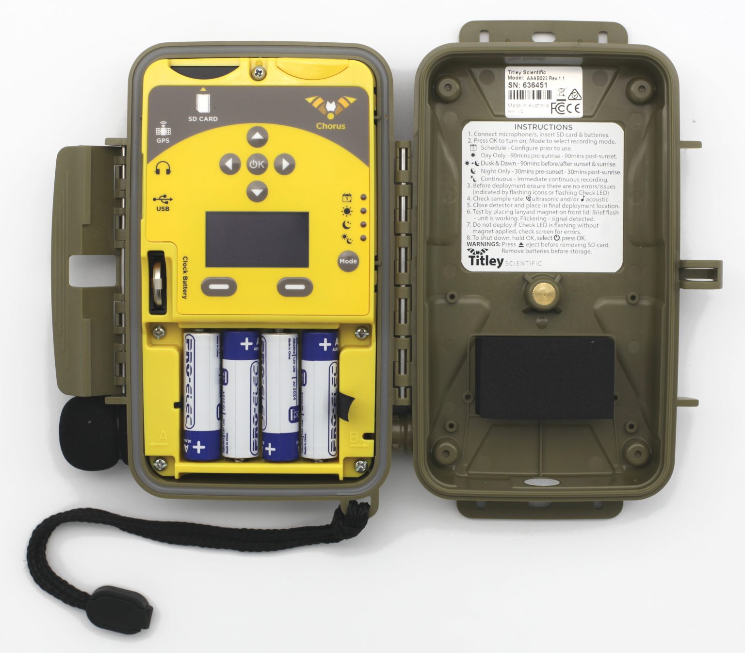 Chorus Wildlife Recorder | For Bats, Birds & Frogs